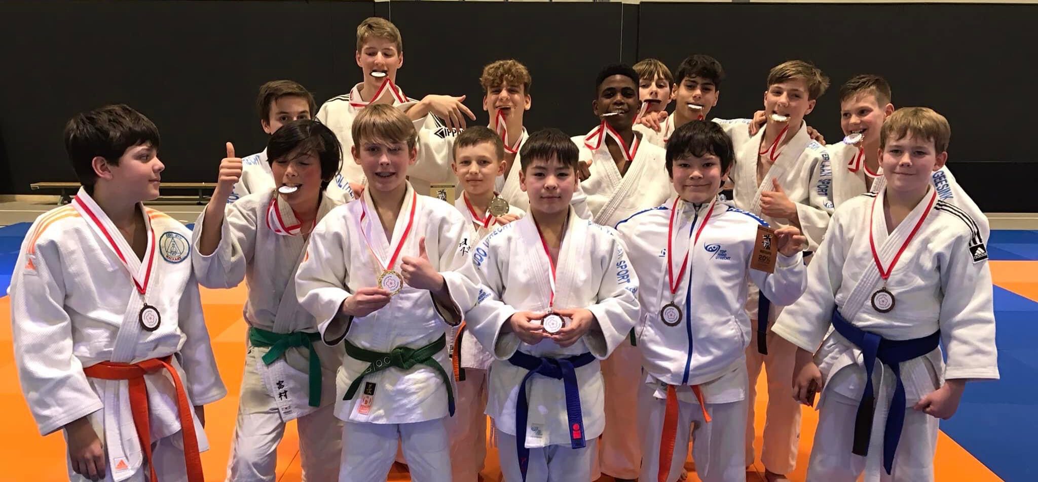 Veel medailles in Houten - Top Judo Utrecht